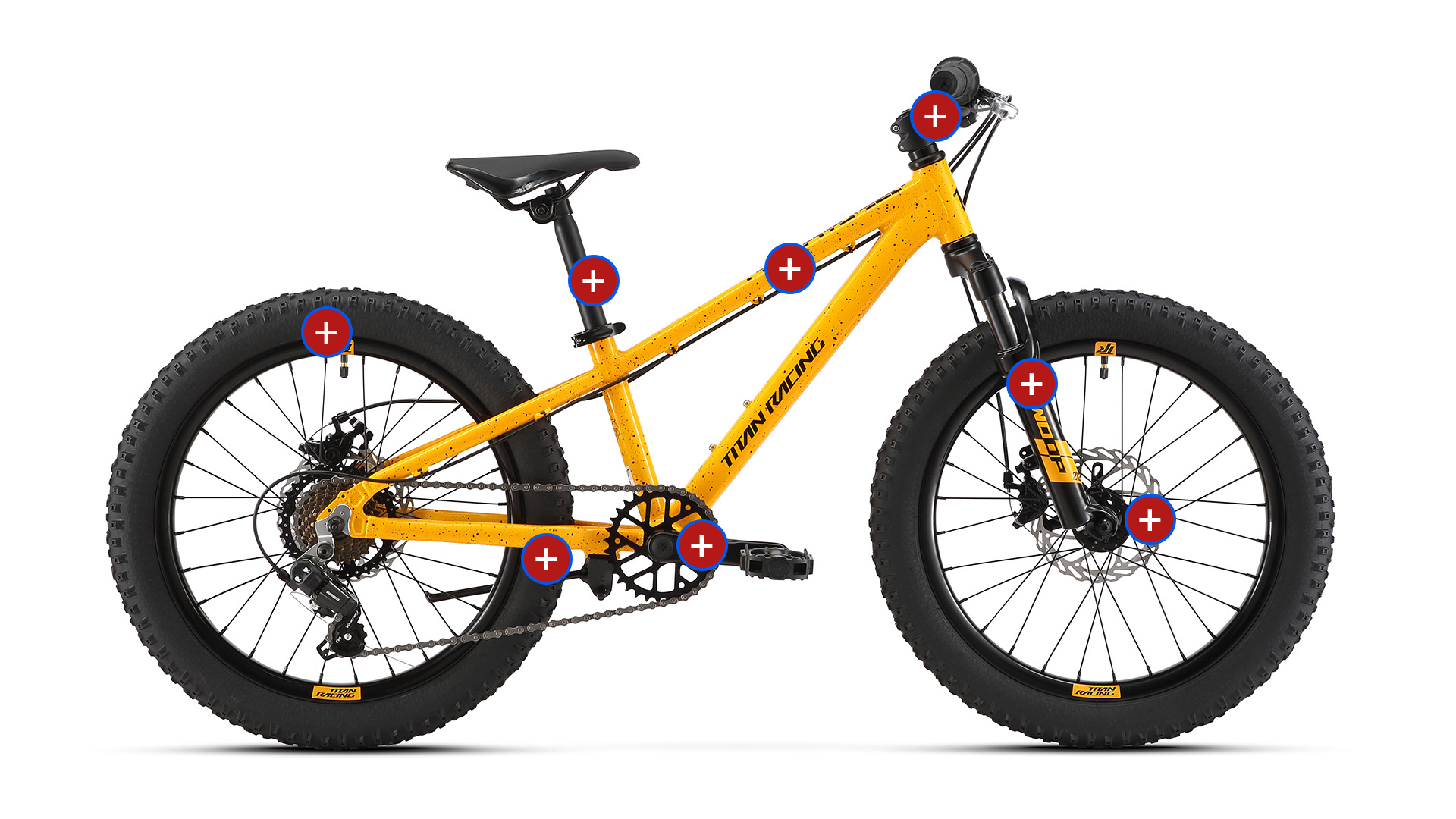 Titan Player Jr 20″ Aluminium Junior MTB — Lightweight Kids Mountain Bike